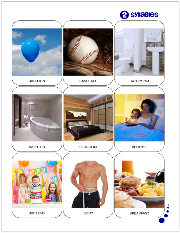 290+ Multisyllabic Words for Home Practice