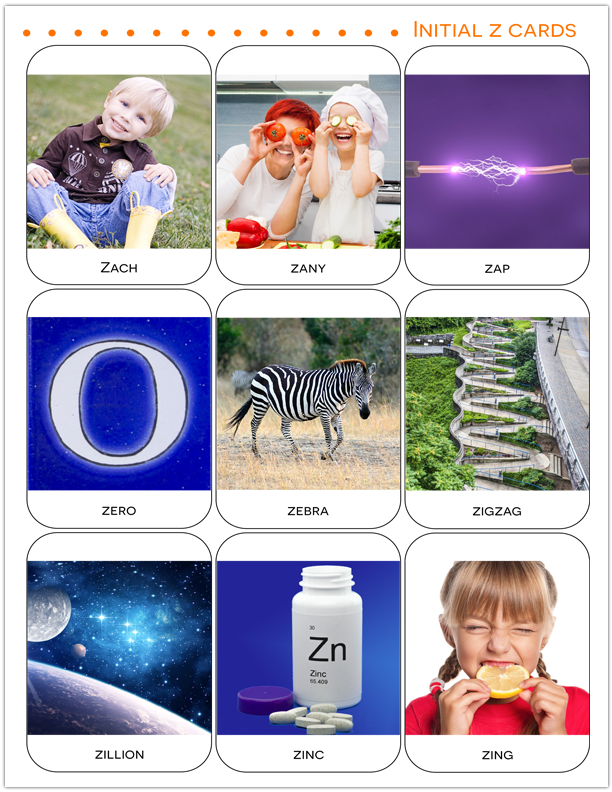 250 Z Words Phrases Sentences Paragraphs Grouped By Place Syllable